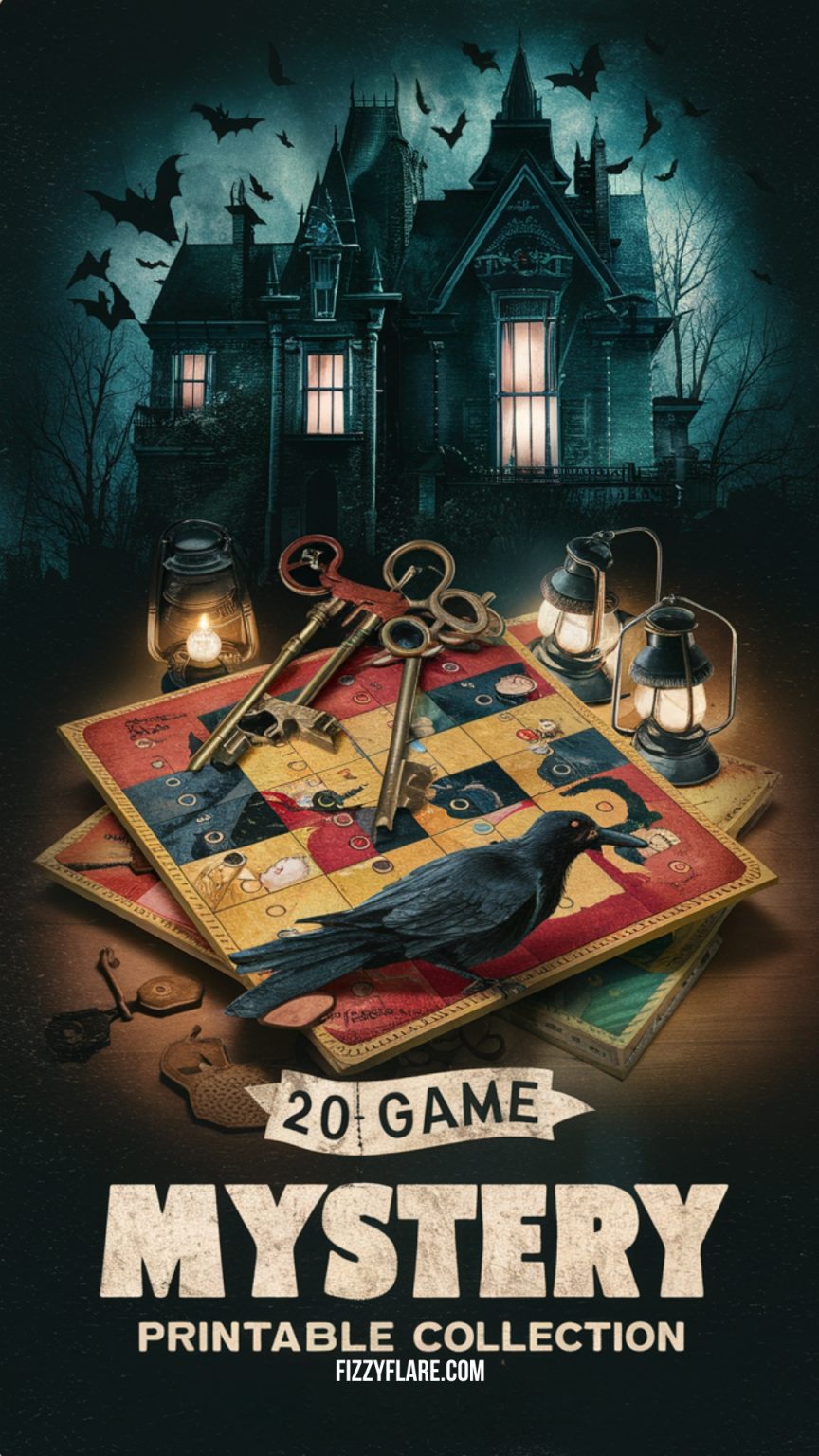 20 Printable Mystery Games for 2026 – Fizzy Flare