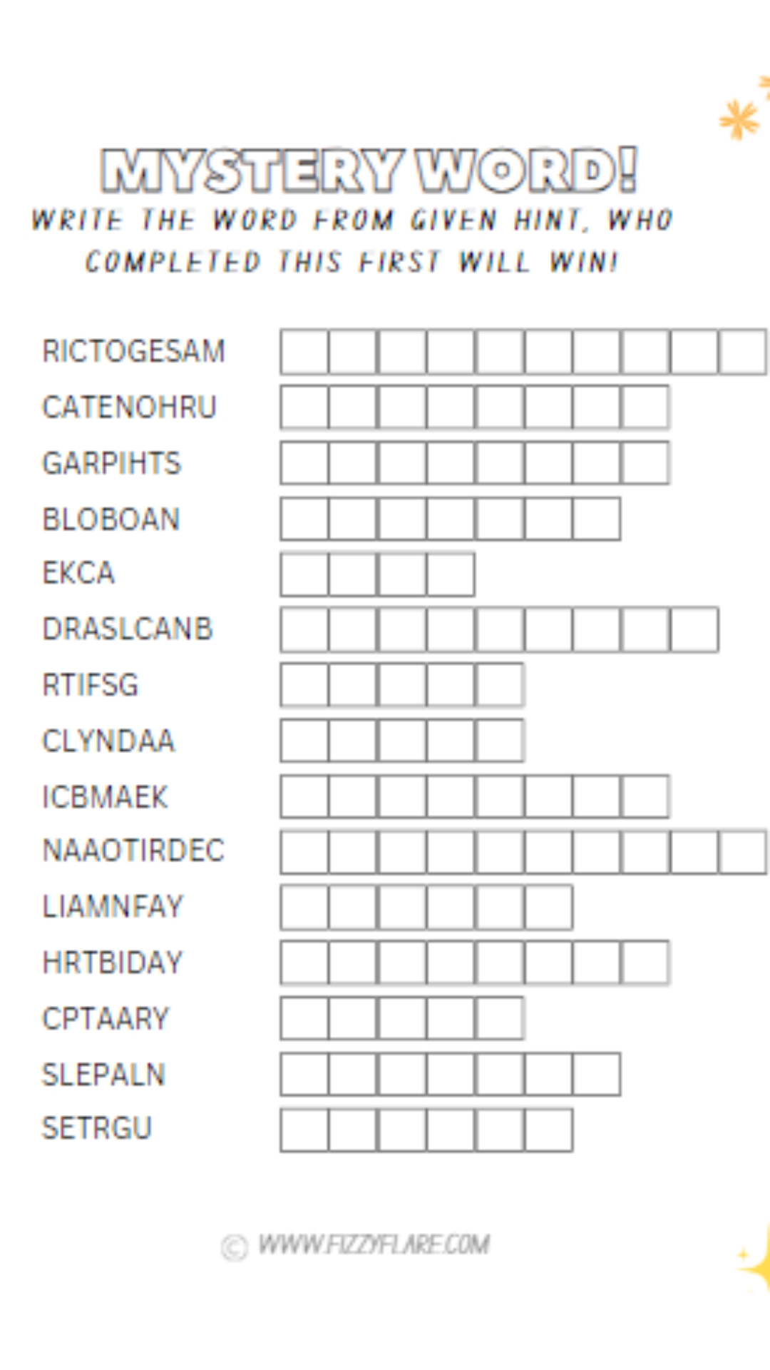 30 Birthday Party Games for 2025 – Fizzy Flare