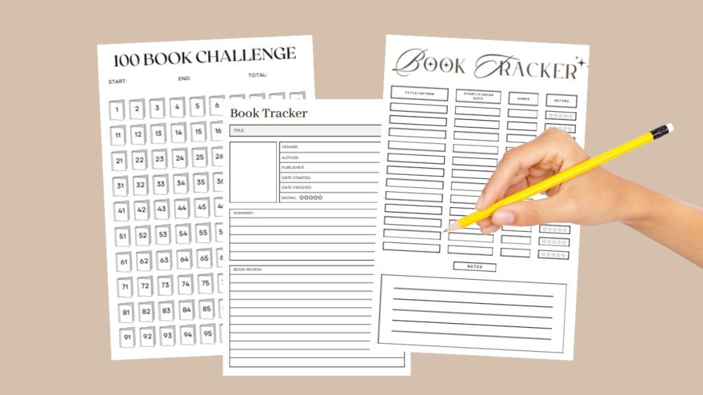 3 Book Tracker Printable for 2026 – Fizzy Flare