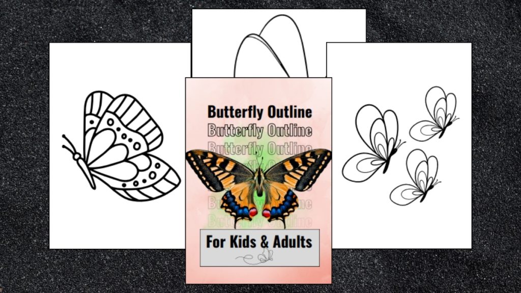 20 Butterfly Outline Printable Templates for 2025 – Fizzy Flare