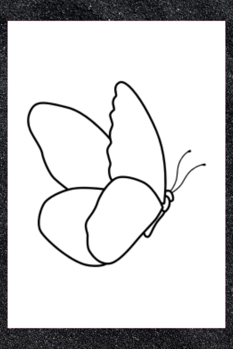 20 Butterfly Outline Printable Templates for 2026 – Fizzy Flare