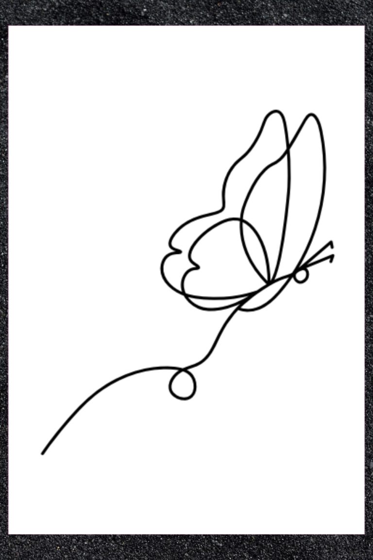 20 Butterfly Outline Printable Templates for 2026 – Fizzy Flare